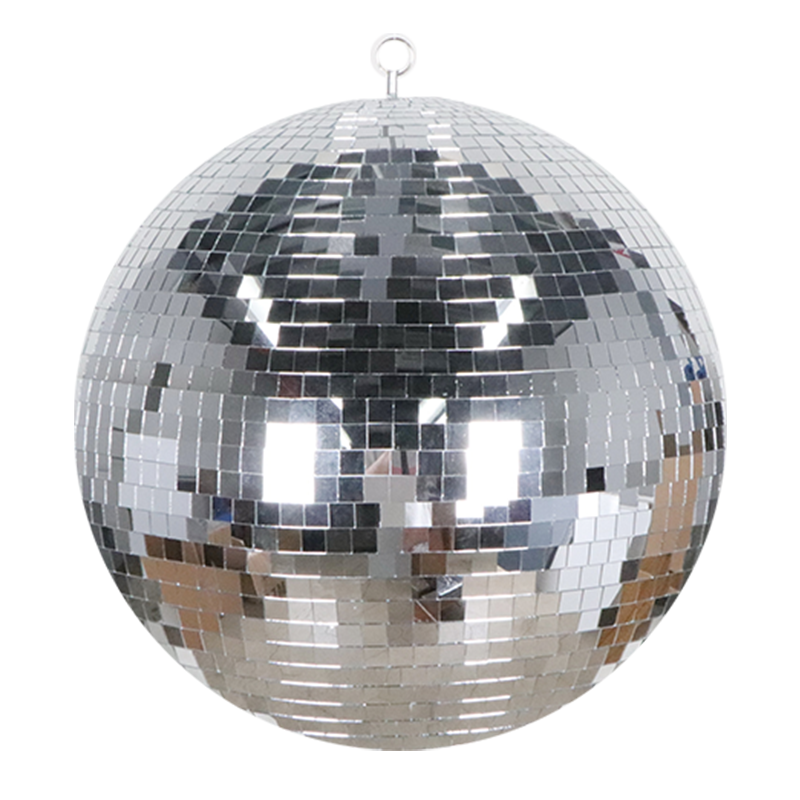 Mirror Ball Shiny Silver 50cm – Christmas Decorations Brisbane