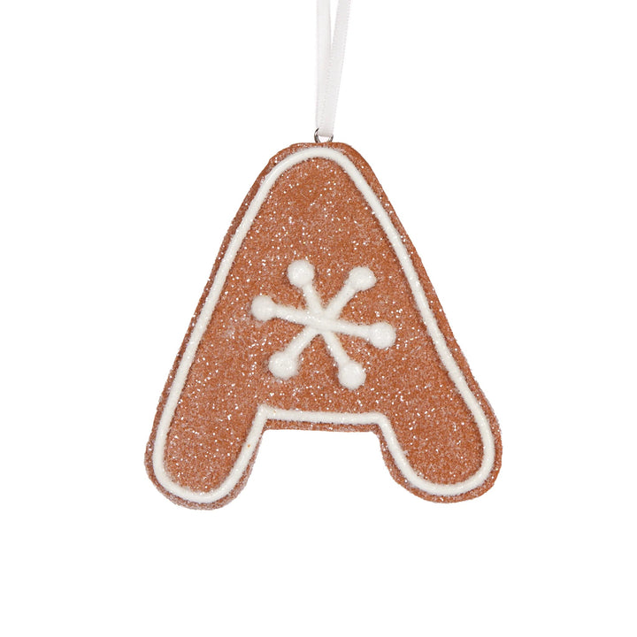 Gingerbread Letter "A-Z" 12cm. – Christmas Decorations Brisbane