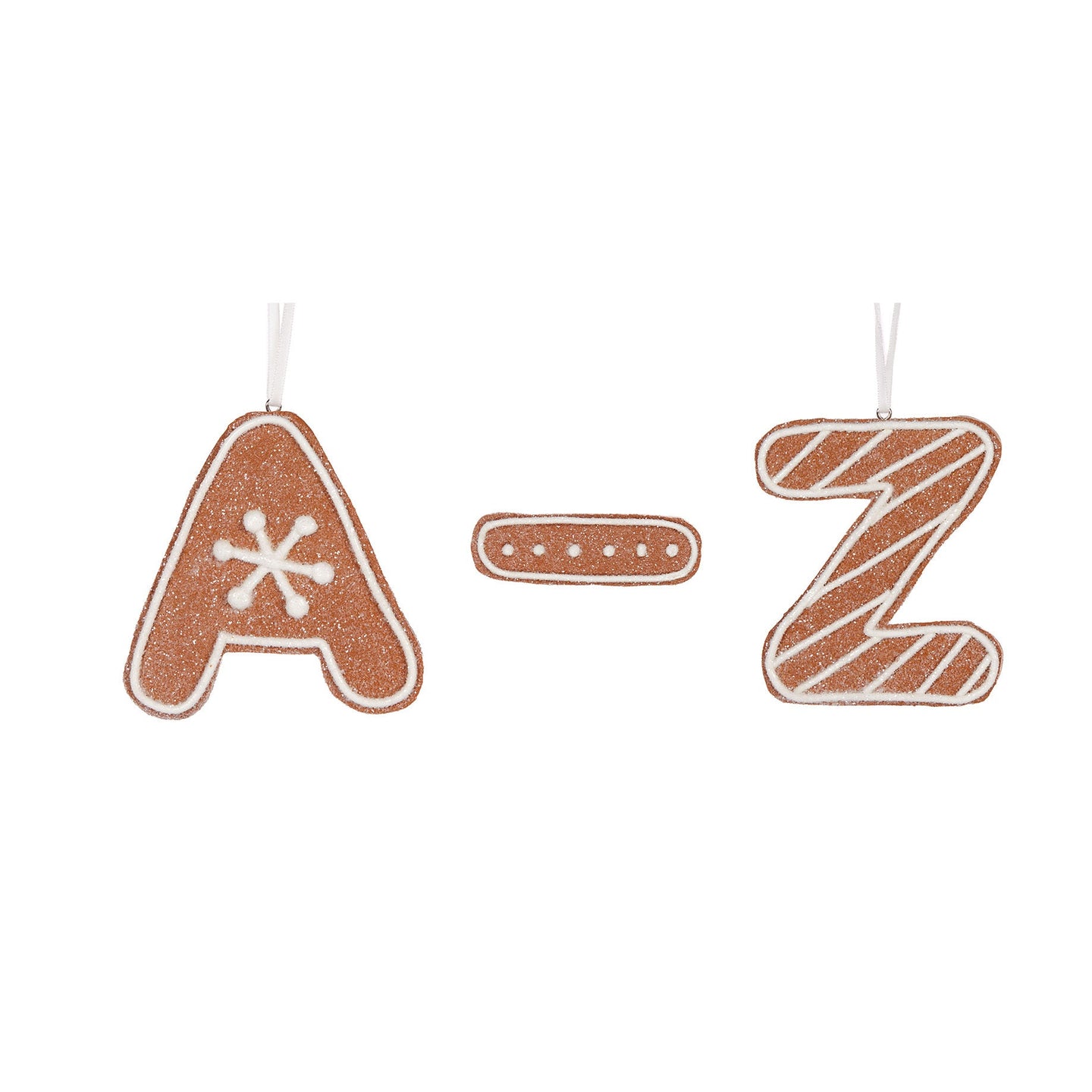 Gingerbread Letter "A-Z" 12cm. – Christmas Decorations Brisbane