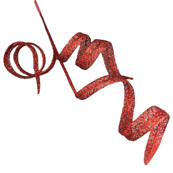 Swirl Spray Red 62cm – Christmas Decorations Brisbane