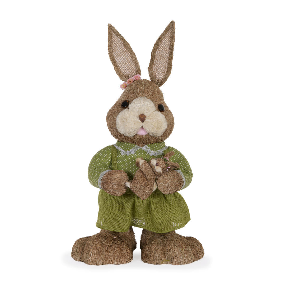 Rabbit with bunny - Harriet 82cm – Christmas Decorations Brisbane